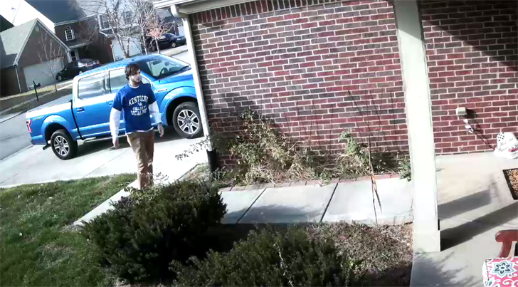 Private Detective Man Catches Package Thief On Security Camera Liar